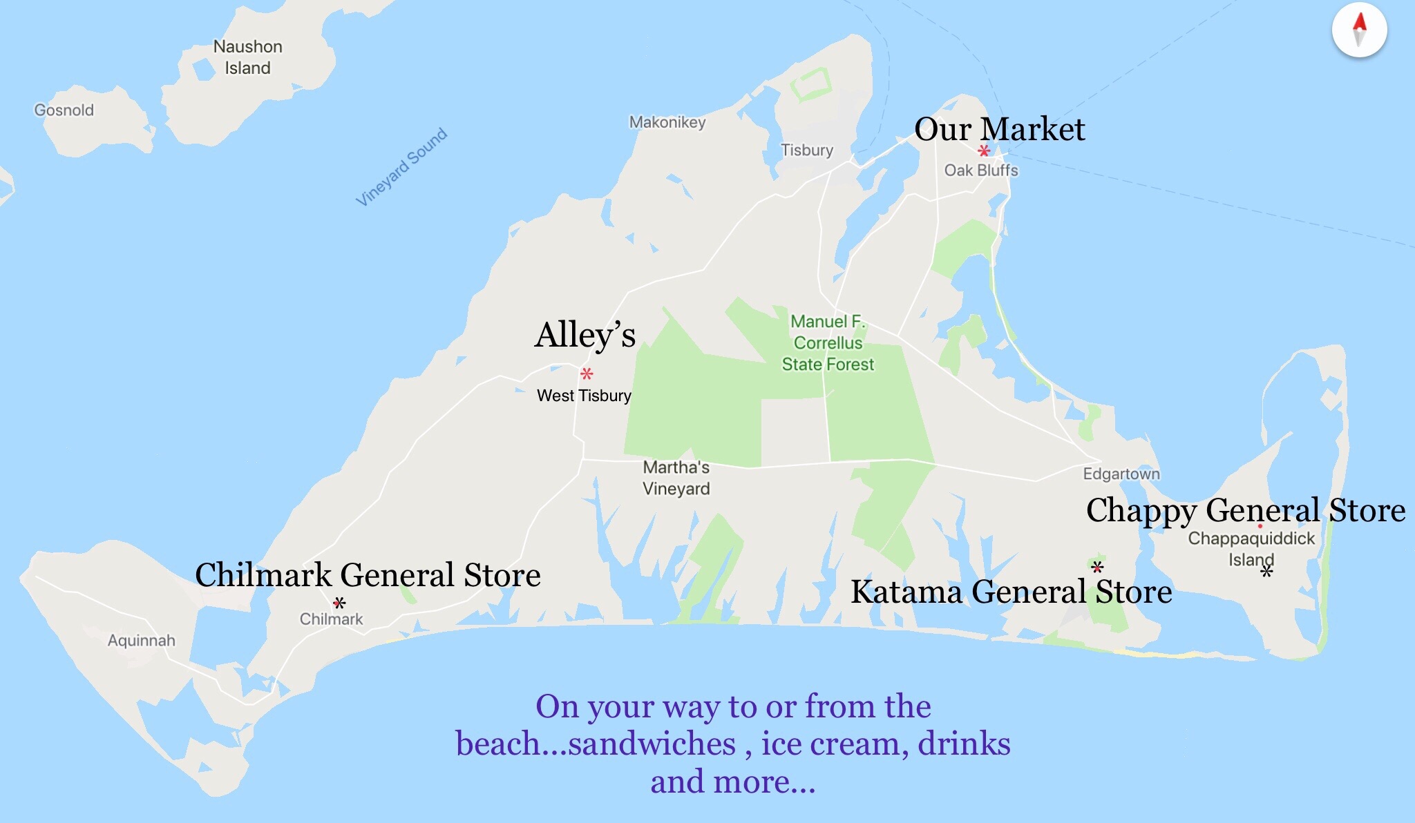 Island Maps & Transportation – Quailwood Cottage